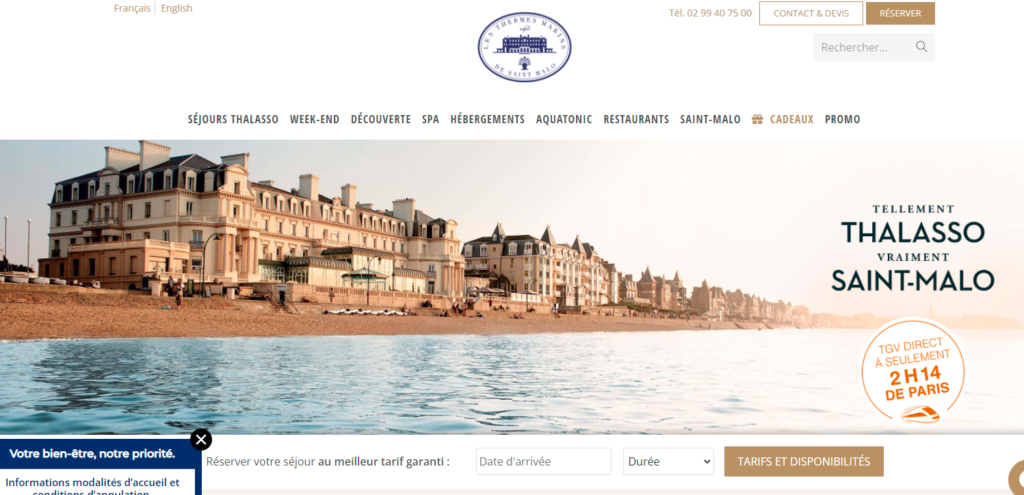 Examples of resort websites | Hotel Web-Design